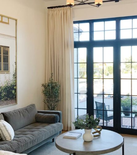 Window Treatments for Black Trim Windows | Skyline