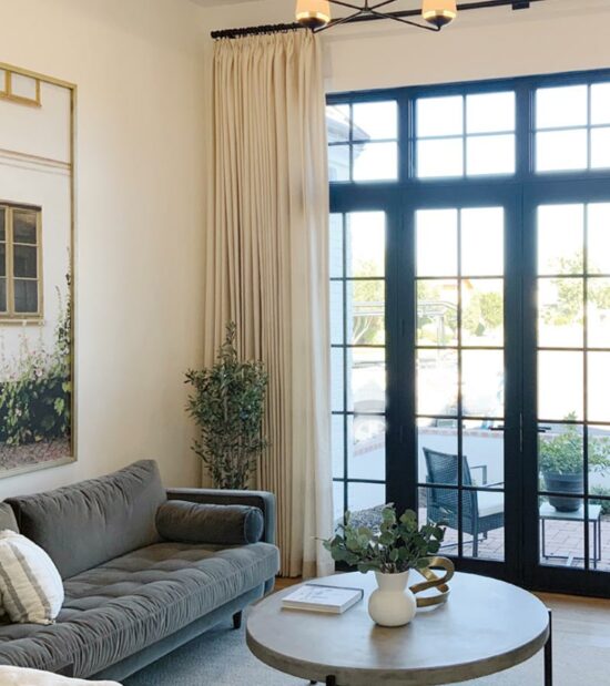Window Treatments for Black Trim Windows | Skyline